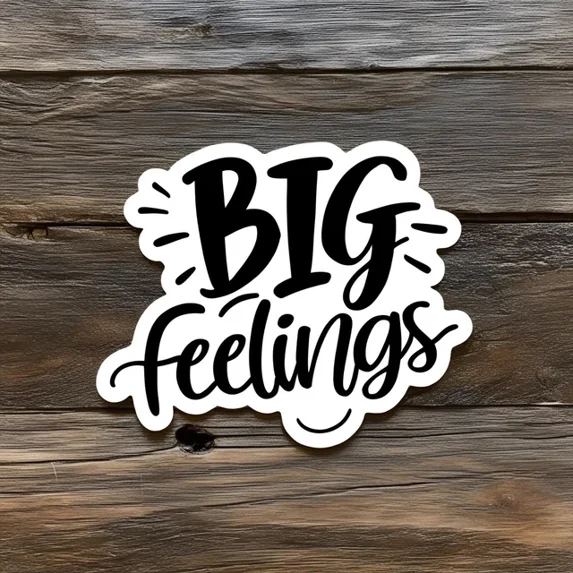 DOPASTICKER Big Feelings Sticker Phone Decal Water Bottle Stickers ...