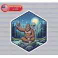 DOPASTICKER Bigfoot Sasquatch Selfie Alien Ufo Sticker Phone Sticker ...