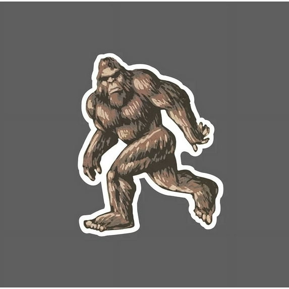 DOPASTICKER Bigfoot Sticker Walking Forest Legend Hero Sticker Phone ...