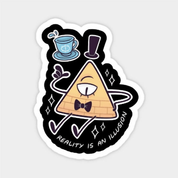DOPASTICKER Bill Cipher Decorative Laptop, Phone Stickers, Waterproof ...
