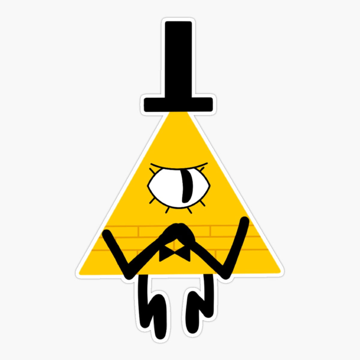 DOPASTICKER Bill Cipher (V5) Sticker, Phone Sticker Car Stickers ...