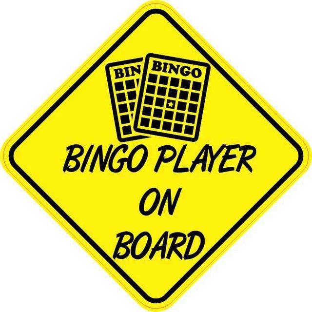 DOPASTICKER Bingo Player On Board Sticker Phone Sticker, Latop Sticker ...