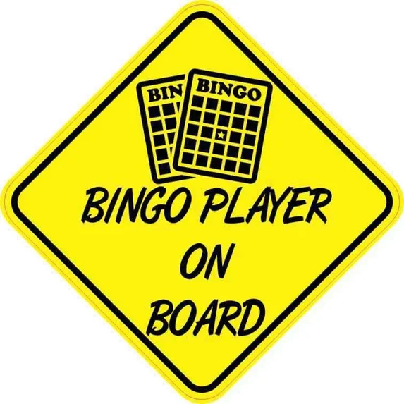 DOPASTICKER Bingo Player On Board Sticker Phone Sticker, Latop Sticker ...