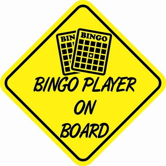DOPASTICKER Bingo Player On Board Sticker Phone Sticker, Latop Sticker ...