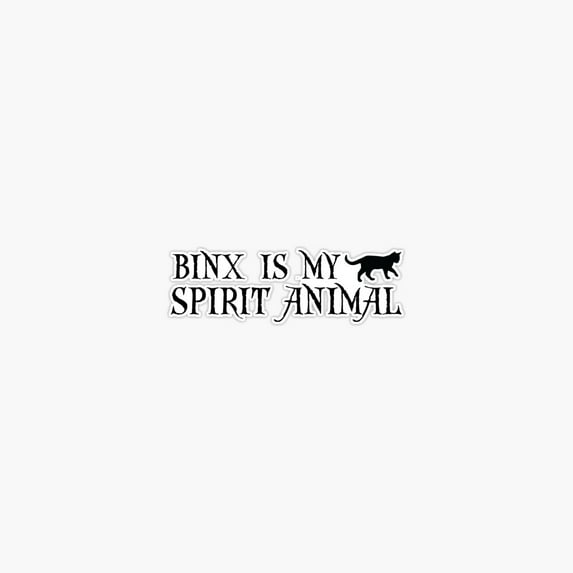DOPASTICKER Binx Is My Spirit Animal - Hocus Pocus Sticker, Phone ...