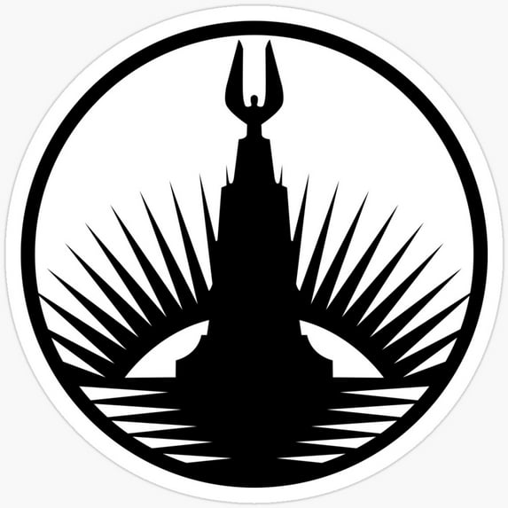 DOPASTICKER Bioshock Rapture Logo White Sticker Phone Sticker, Latop ...
