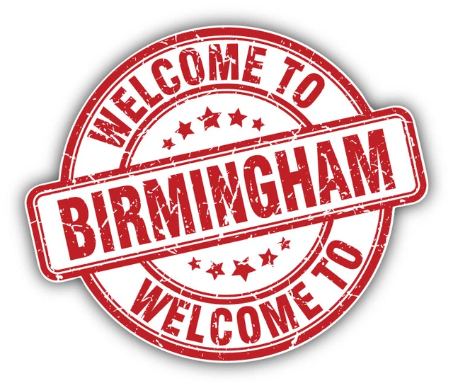 DOPASTICKER Birmingham Welcome Travel Sticker Decal Phone Decal Water ...
