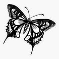 DOPASTICKER Black And White Butterfly Sticker, Phone Sticker Car ...