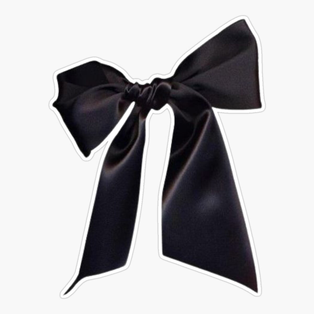 DOPASTICKER Black Bow Sticker, Phone Sticker Water Bottle Sticker Car ...