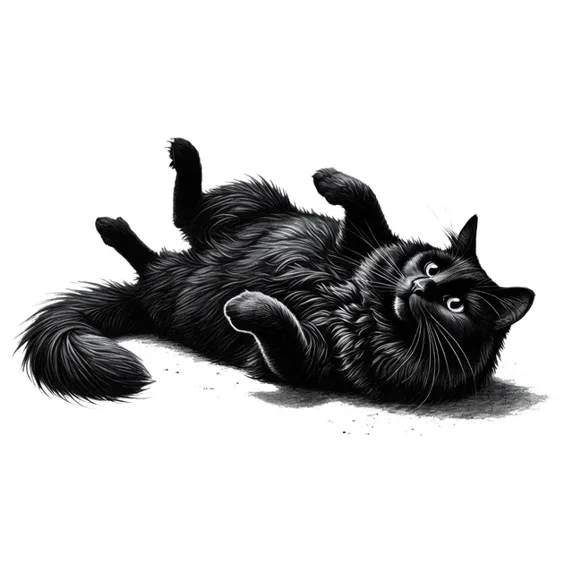 DOPASTICKER Black Cat Car Sticker Motif Phone Sticker, Latop Sticker ...