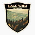 DOPASTICKER Black Forest Germany Travel Art Badge Sticker, Phone ...