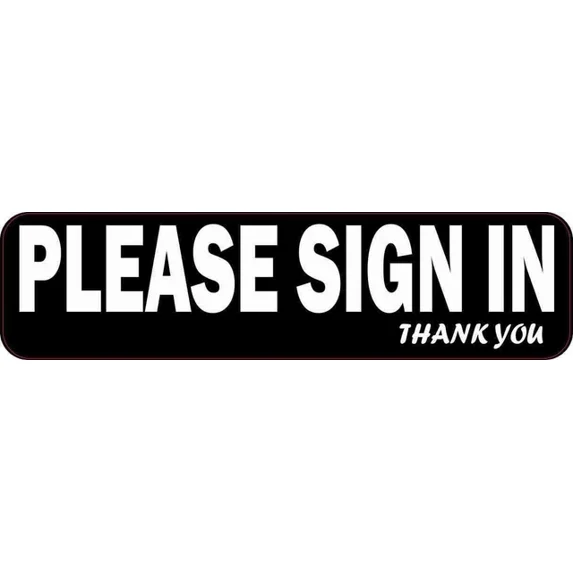 DOPASTICKER Black Thank You Please Sticker In Sticker Office Sticker ...
