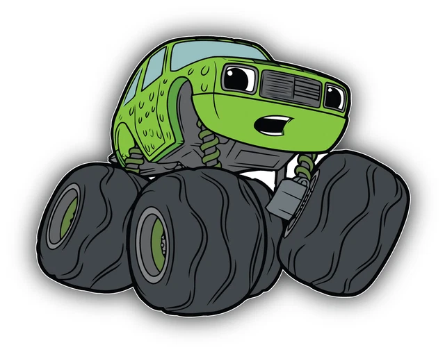 DOPASTICKER Blaze Cartoon Pickle Sticker Decal Phone Decal Water Bottle ...