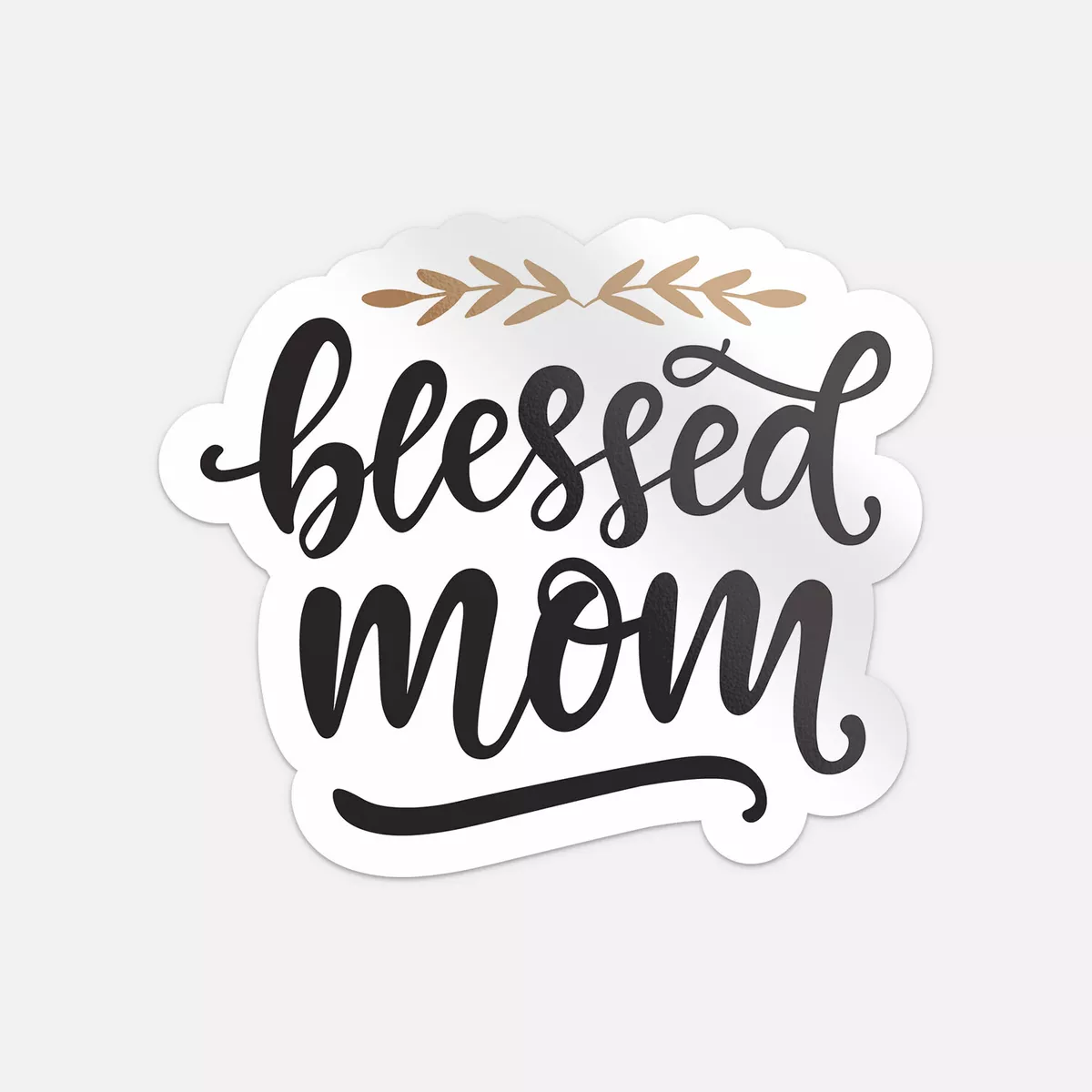 DOPASTICKER Blessed Mom Car Bumper Sticker Decal Waterproof Sticker For ...
