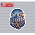 DOPASTICKER Blessed Praying Hands Sticker Religious Christian Sticker ...