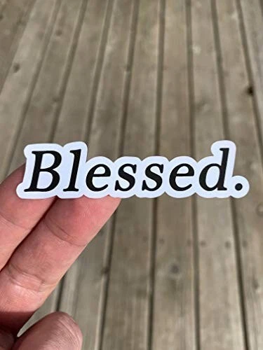 DOPASTICKER Blessed Sticker Phone Decal Water Bottle Stickers, Cars Stickers, Water Bottle ...