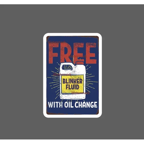 DOPASTICKER Blinker Fluid Sticker Advertisement Sticker Phone Sticker ...