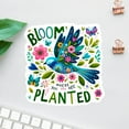 DOPASTICKER Bloom Where You Are Planted Sticker, Words Of Affirmation ...