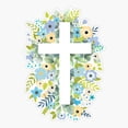 DOPASTICKER Blue And Green Cross Sticker, Phone Sticker Car Stickers ...