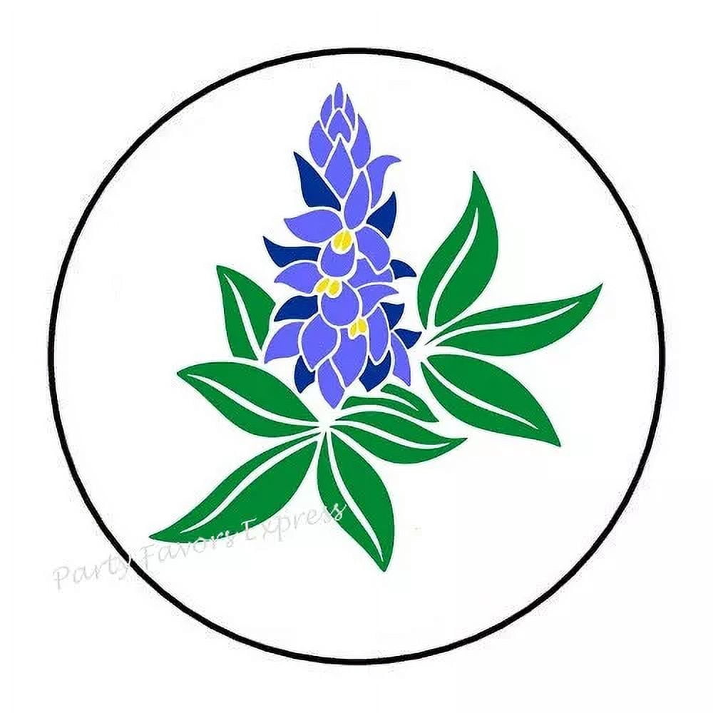 DOPASTICKER Blue Bonnet Flowers Perfect For Water Bottles, Laptops ...