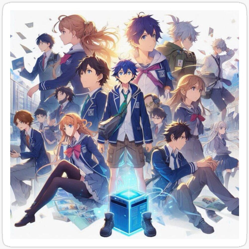 DOPASTICKER Blue Box - Love And Sports Unite Sticker Phone Decal Water ...