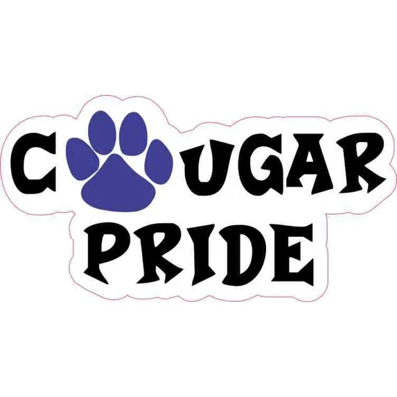DOPASTICKER Blue Cougar Sticker Phone Sticker, Latop Sticker, Lover ...