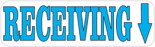 DOPASTICKER Blue Down Arrow Receiving Sticker Phone Sticker, Latop ...