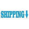 DOPASTICKER Blue Down Arrow Shipping Sticker Phone Sticker, Latop ...
