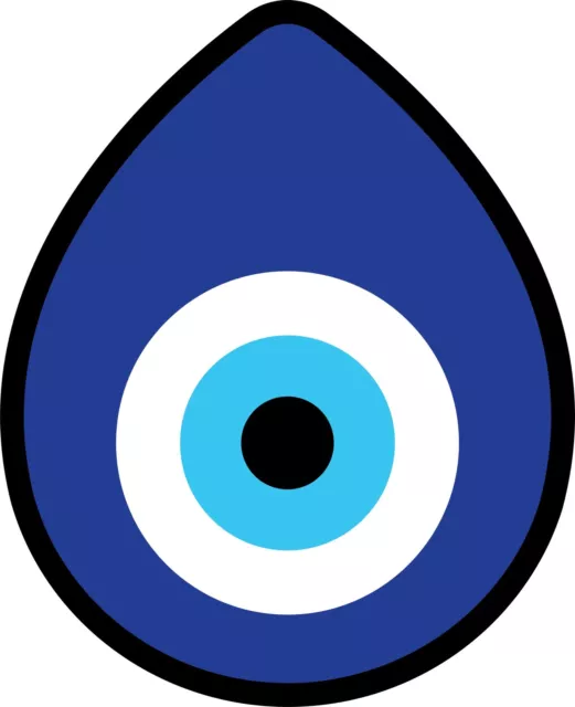 DOPASTICKER Blue Evil Eye Sticker Tear Seeing Protect Good Luck Karma ...