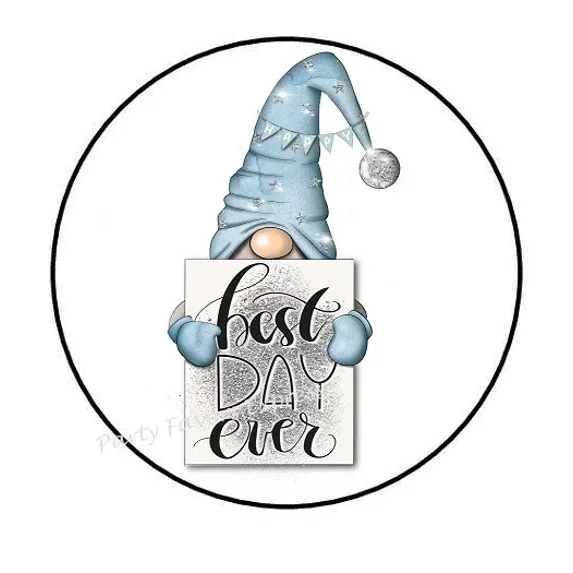 DOPASTICKER Blue Gnome Best Day Ever, Phone Sticker, Latop Sticker ...