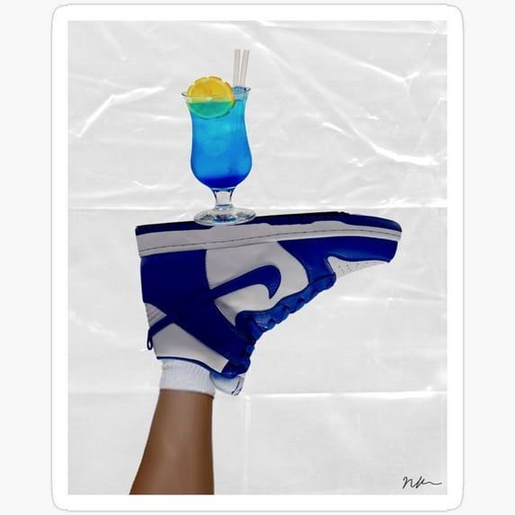 DOPASTICKER Blue Juice Sticker Birthday Gifts - Decorative Laptop ...