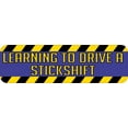 DOPASTICKER Blue Learning To Drive A Stickshift Sticker Car Sticker ...