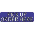DOPASTICKER Blue Pick Up Order Here Sticker Business Sticker Phone ...