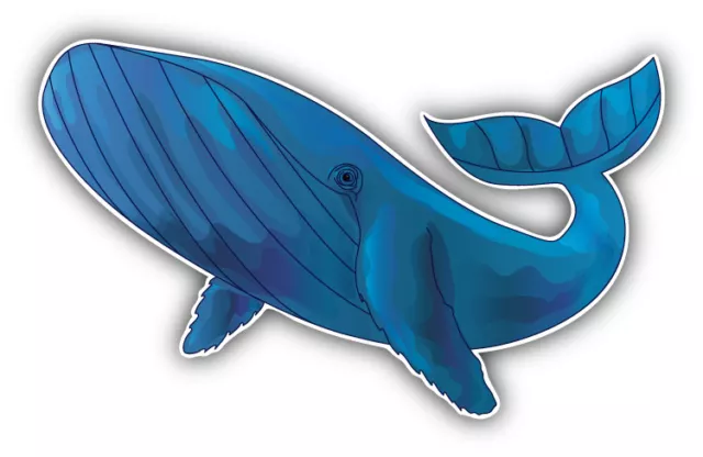 DOPASTICKER Blue Whale Sticker Decal Phone Decal Water Bottle Stickers ...