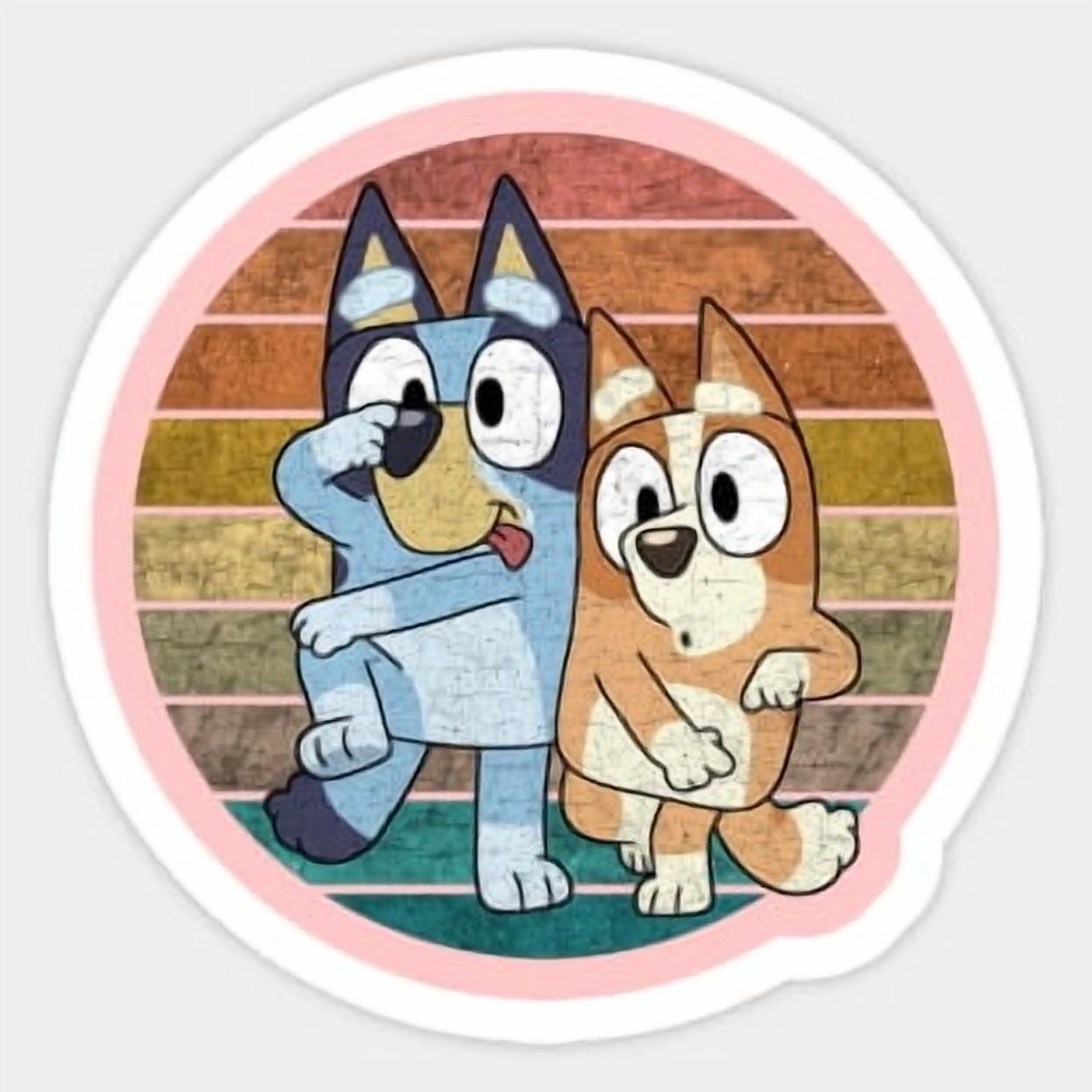 DOPASTICKER Bluey And Bingo T 80S Girl 80S Bluey, Bluey Favors ...