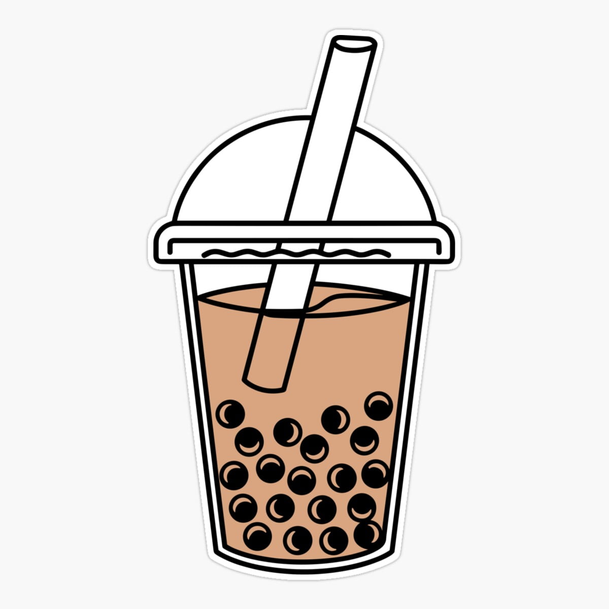 DOPASTICKER Boba Tea Sticker, Phone Sticker Car Stickers, Birthday Gift ...