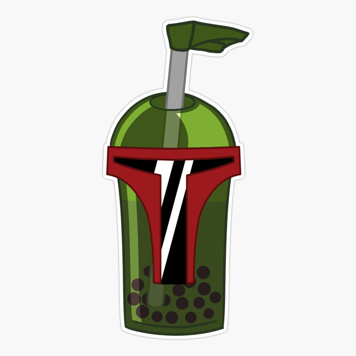 DOPASTICKER Boba Tea Sticker, Phone Sticker Water Bottle Sticker Car ...