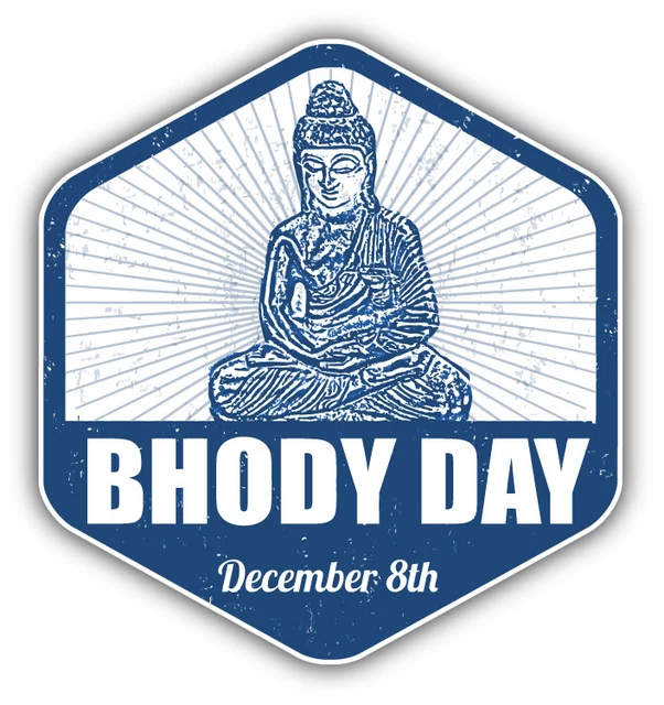 DOPASTICKER Bodhi Day Buddhism Stamp Sticker Decal Phone Decal Water ...