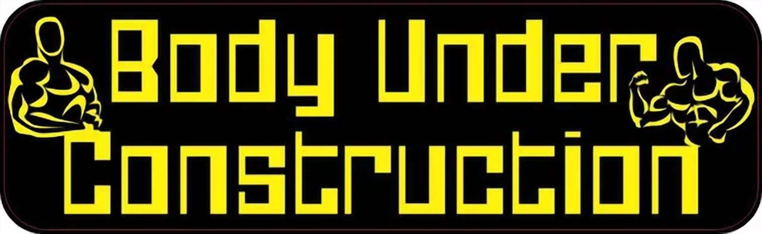 DOPASTICKER Body Under Construction Car Sticker Truck Door Sticker ...