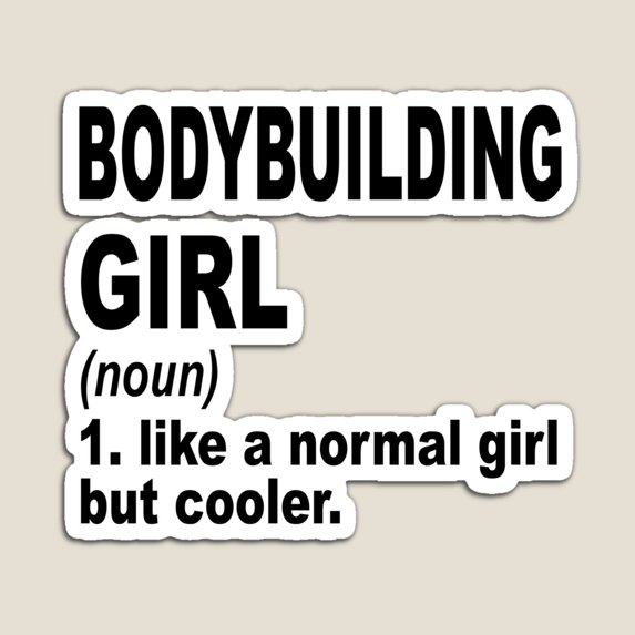 DOPASTICKER Bodybuilding Girl Definition,Bodybuilding Girl Like A ...