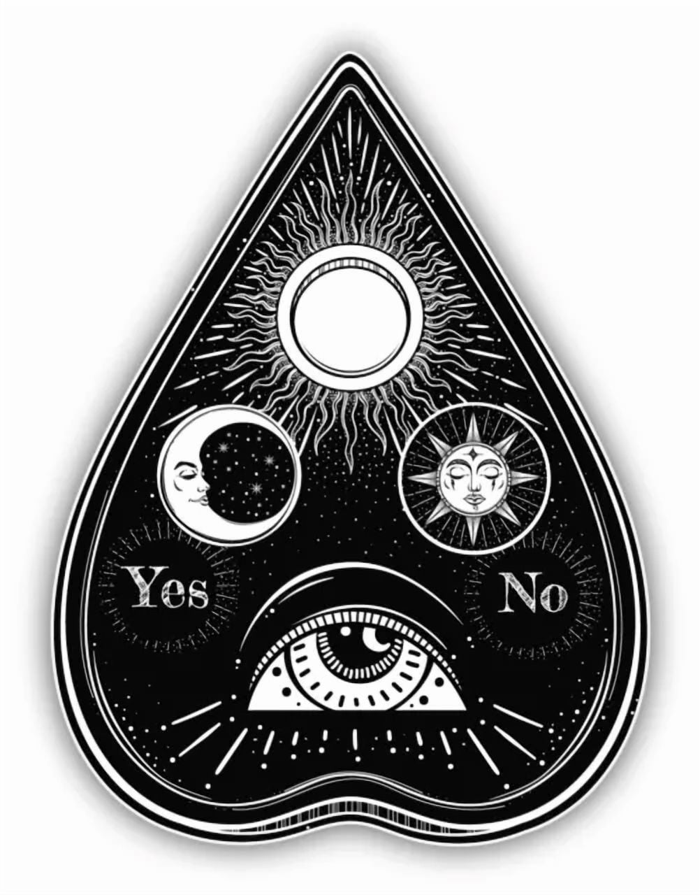 DOPASTICKER Bohemian Ouija All Seeing Eye Esoteric Sticker Phone Water ...