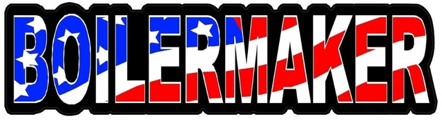 DOPASTICKER Boilermaker American Flag Sticker Laptop Phone Decal Water ...