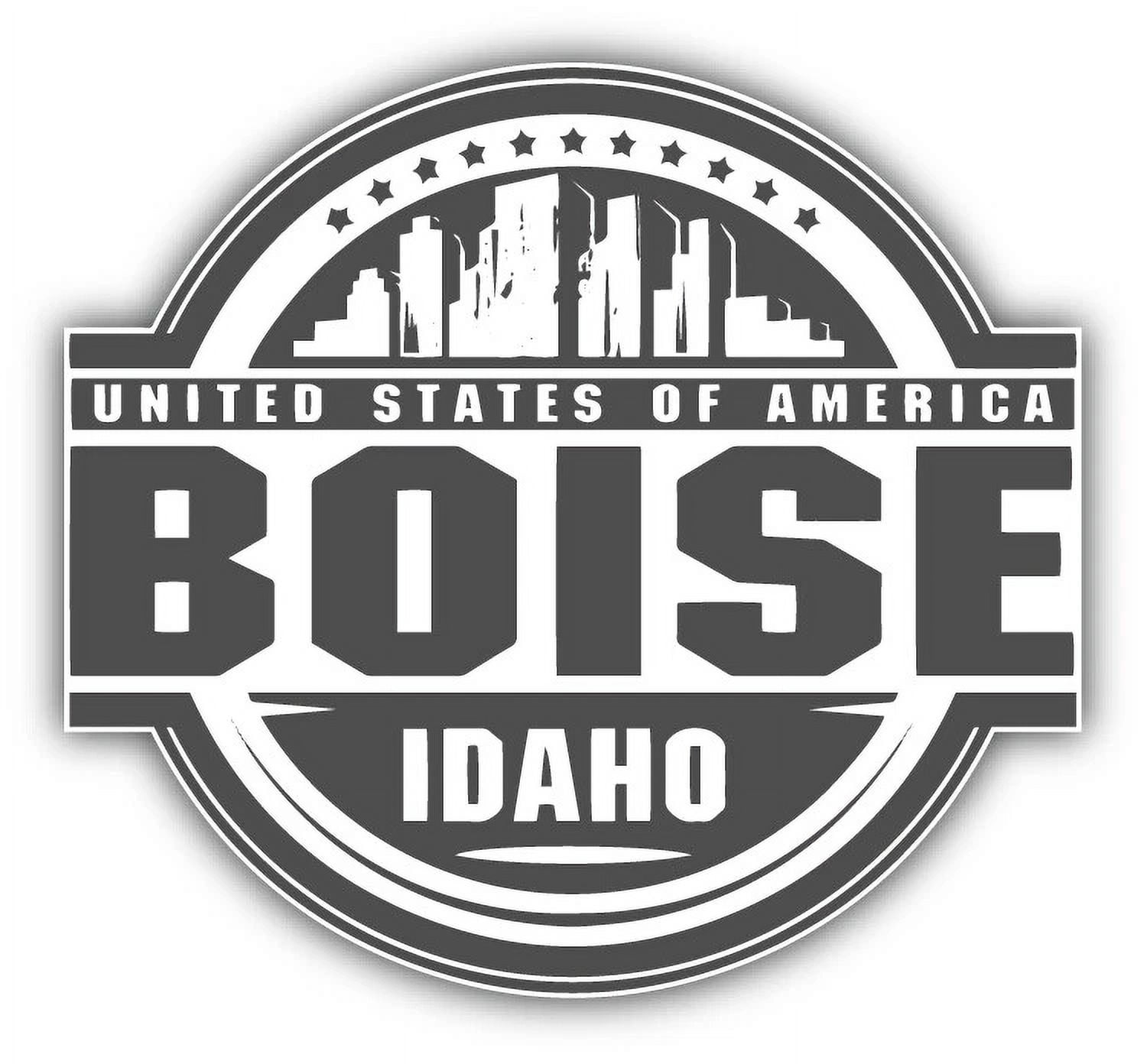 DOPASTICKER Boise City Usa Label Car Bumper Sticker Decal Gift You ...