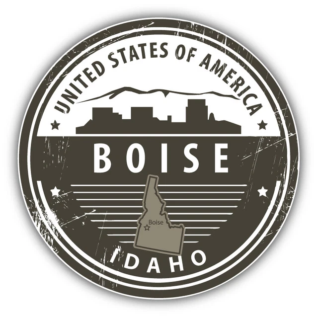 DOPASTICKER Boise City Usa Sticker Decal Phone Decal Water Bottle ...