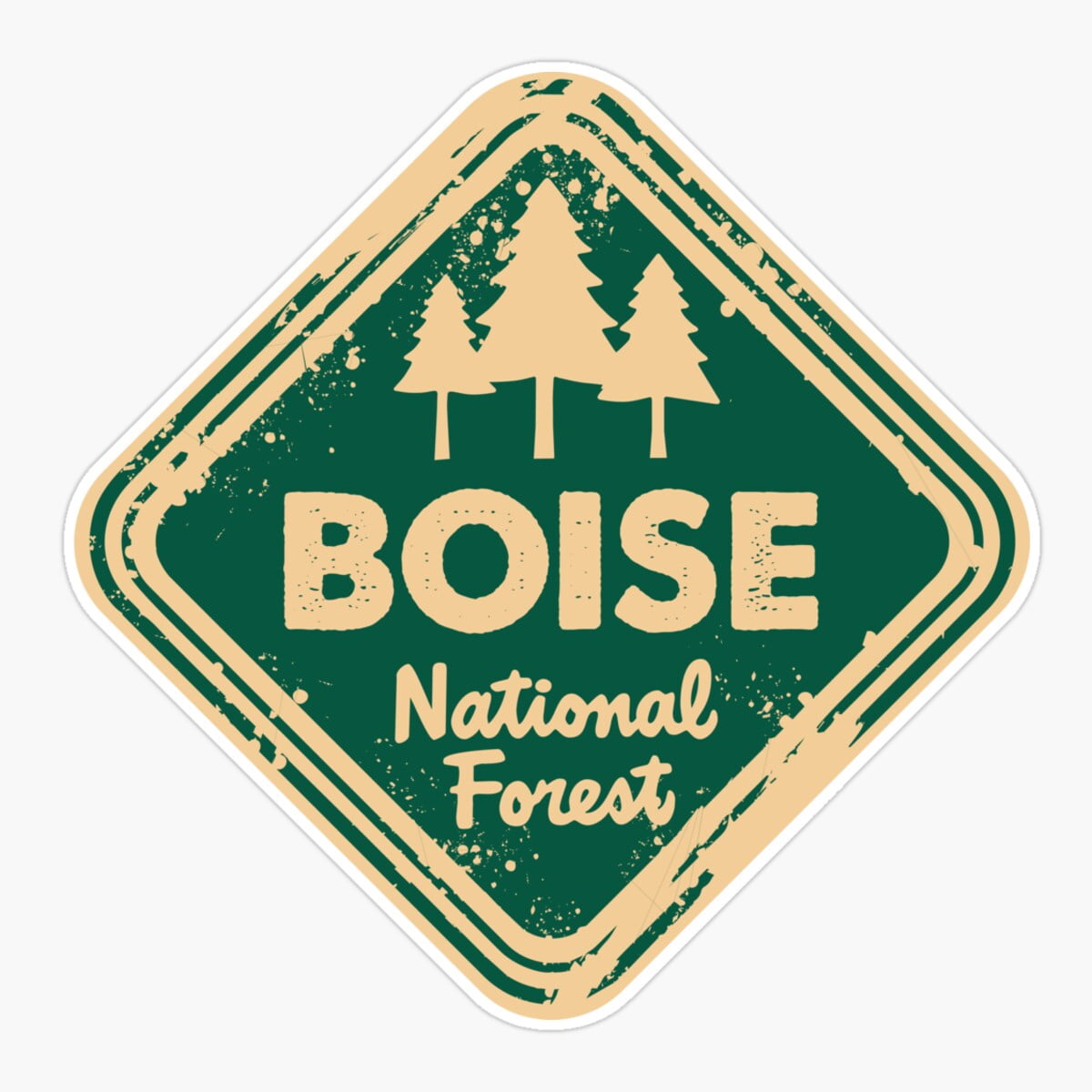 DOPASTICKER Boise National Forest Sticker, Phone Sticker Car Stickers ...