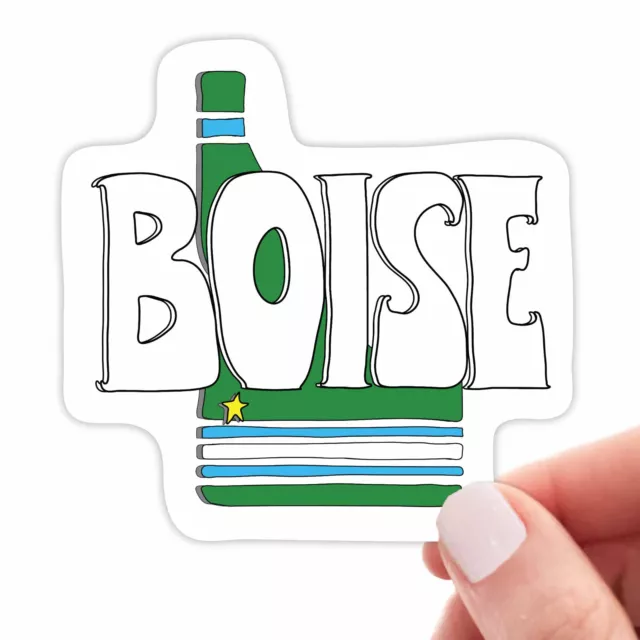 DOPASTICKER Boise Sticker, Idaho Id, Laptop Decal Phone Decal Water ...
