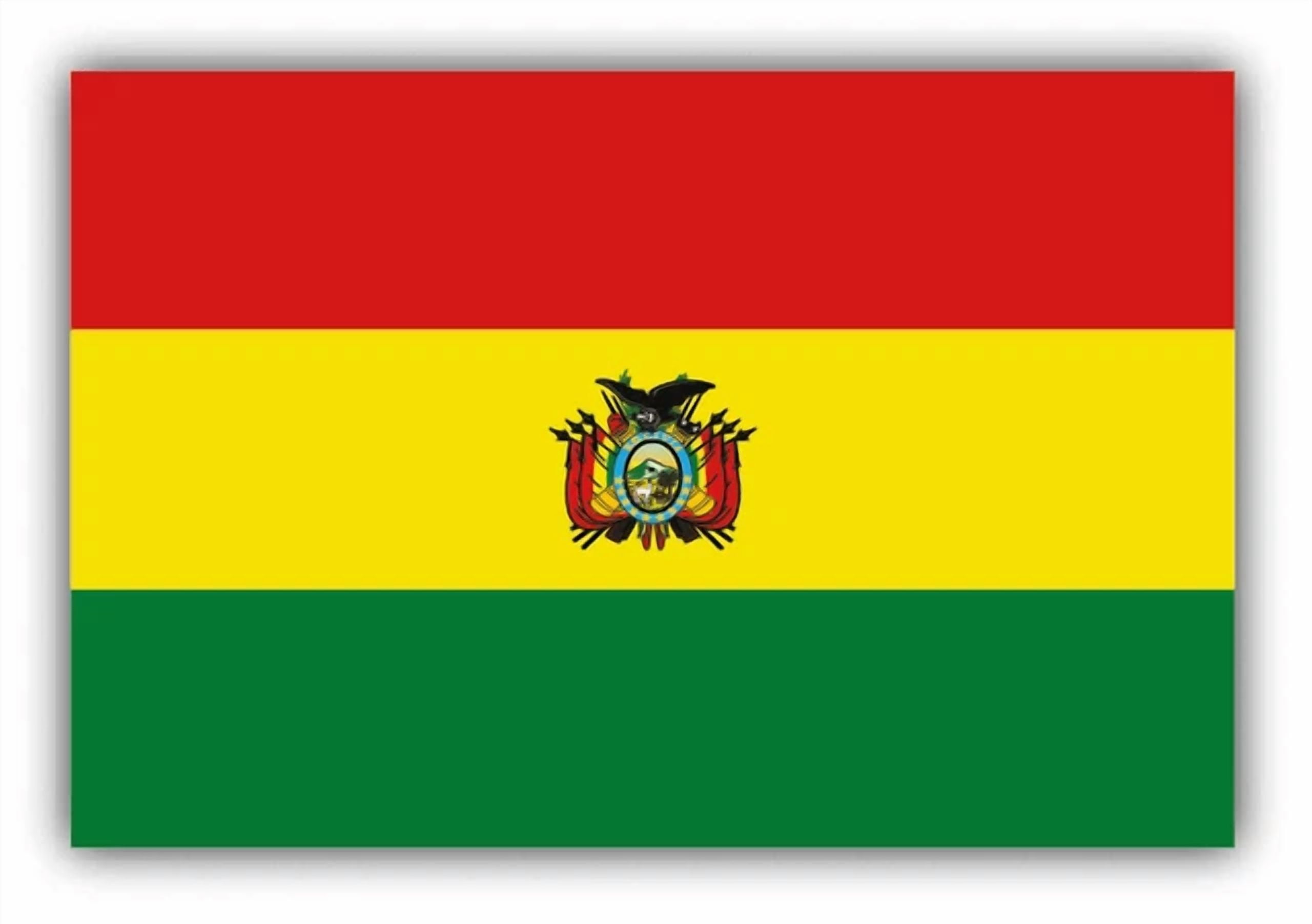DOPASTICKER Bolivia Flag Sticker Decal Phone Decal Water Bottle ...