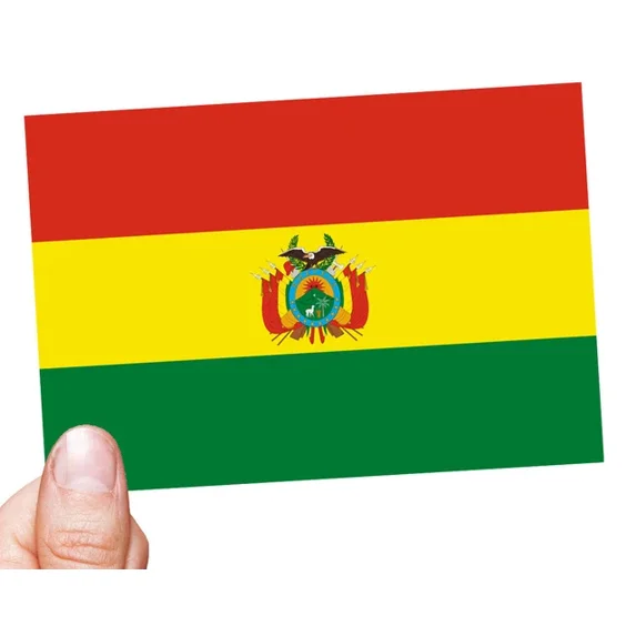DOPASTICKER Bolivia Flag Sticker Decal Phone Decal Water Bottle ...