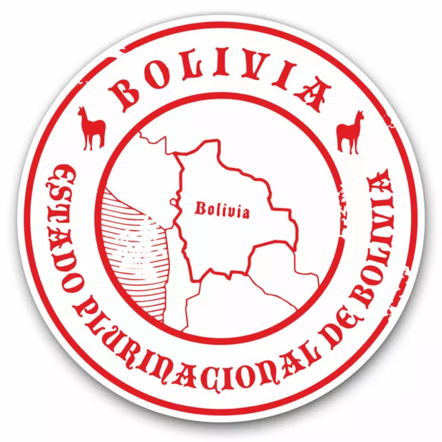 DOPASTICKER Bolivia Map Travel Bolivian Cool Gift Decorative Laptop ...