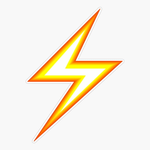 DOPASTICKER Bolt Sticker, Phone Sticker Water Bottle Sticker Car ...